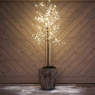 Small Slim Trunk Sparkle Tree - BASKETS AND PLANTERS NOT INCLUDED ...