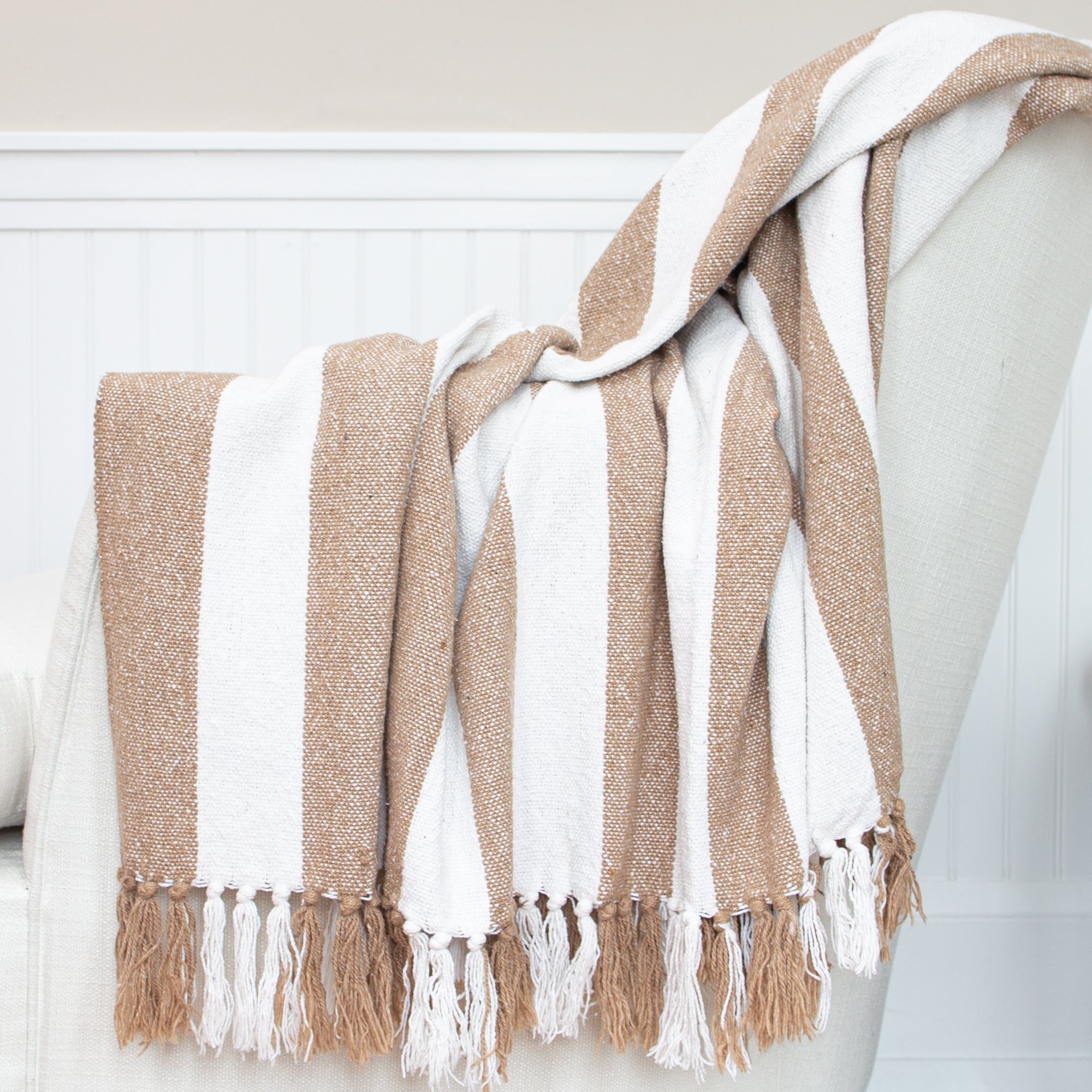 Striped Throws- Choose from two colors – Interior Delights