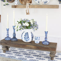 Rustic Footed Wood Riser – Interior Delights