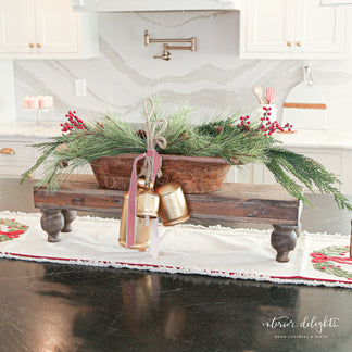 Rustic Footed Wood Riser – Interior Delights