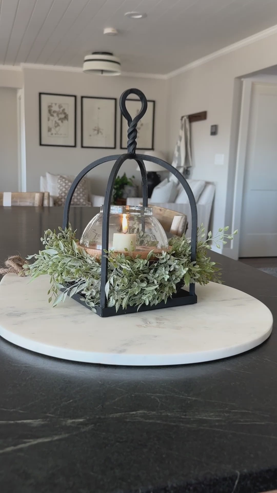 PREORDER Twisted Top Lantern – Interior Delights